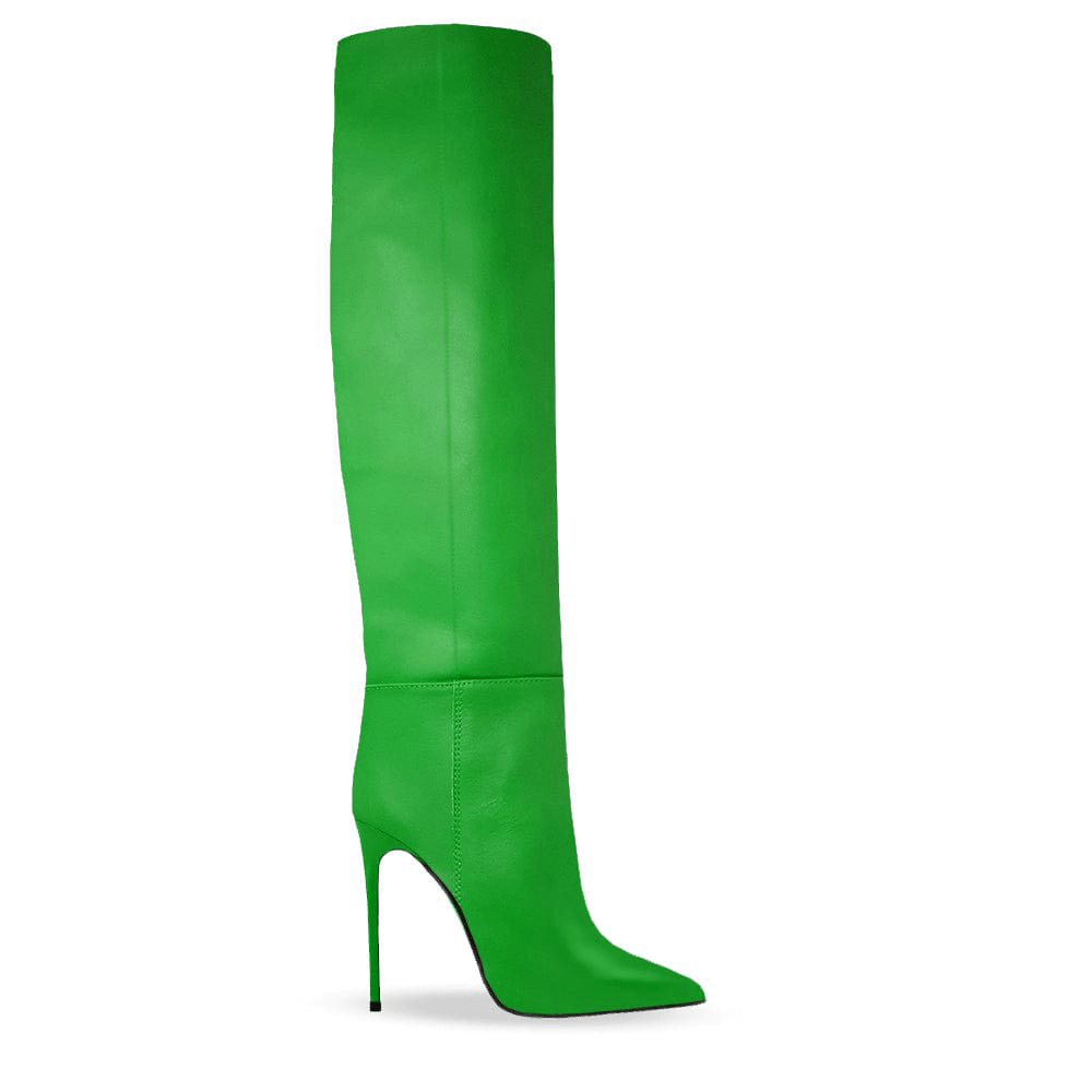 DAYNA GREEN LEATHER – Identità Shoes