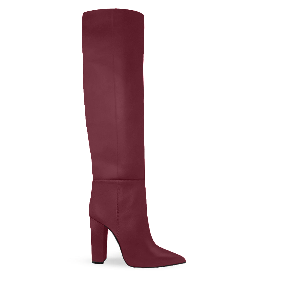 DEBBIE LEATHER BORDEAUX – Identità Shoes