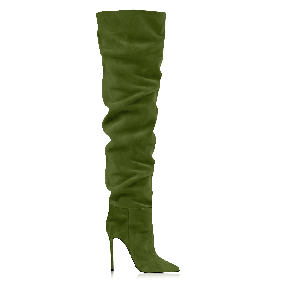 ISKRA GREEN SUEDE – Identità Shoes